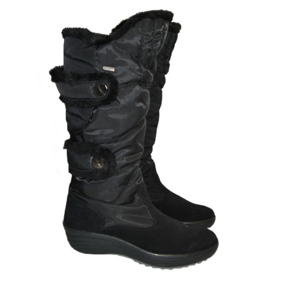 Pajar | Shoes | Pajar Black Carmin Faux Fur Waterproof Wintersnow Boots ...